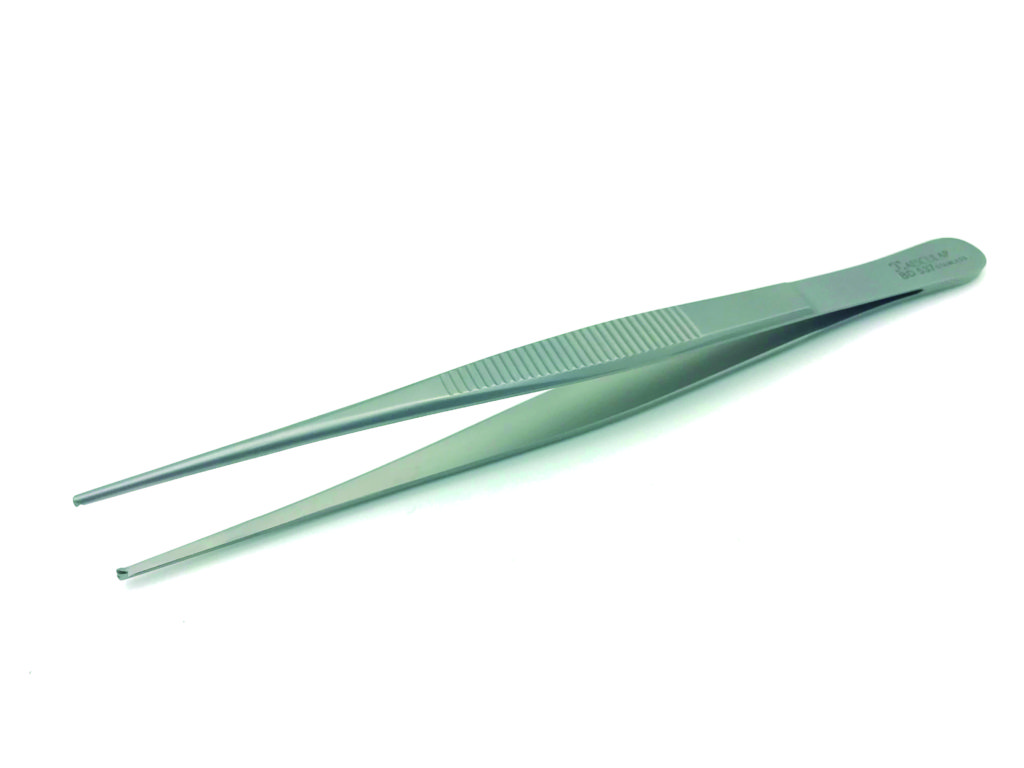 Pinza disección con dientes